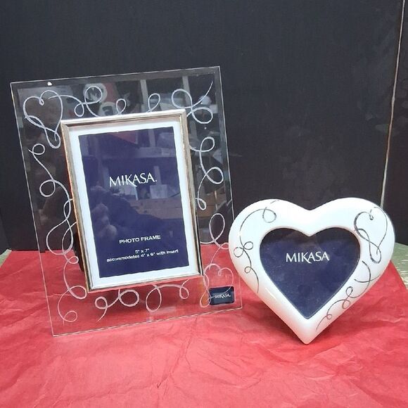 Mikasa | Accents | Mikasa Love Story Rectangle Frame Heart Picture ...